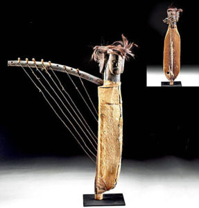 Fang 'ngombi' Harp (C) - Hartenberger World Musical Instrument Collection