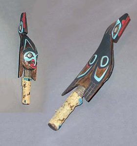 Rattle: 'Raven'- Tlingit (B) - Hartenberger World Musical Instrument ...